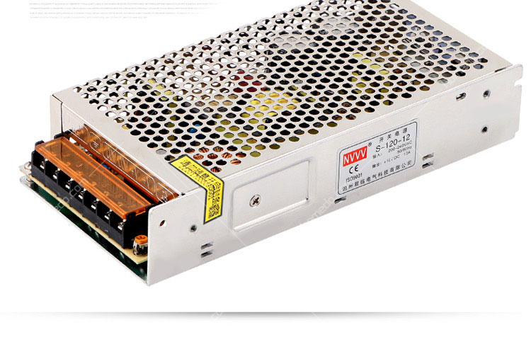 香港明伟(NVVV)开关电源220v转12v电源直流变压器 S-120-12{输入默认220V}_报价_价格_香港明伟插线排/卷线盘批发采购 ...