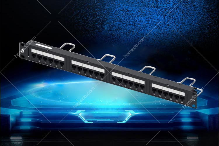 康普(Commscope)六类非屏蔽24口配线架 760180042/UNP-6-DM-1U-24_报价_价格_康普配线架批发采购_河姆渡 ...