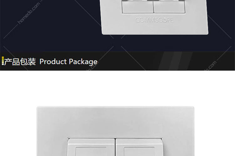 康普(Commscope)英式双孔斜角面板(带防尘盖) 760245680_报价_价格_康普面板批发采购_河姆渡B2B电子商务平台