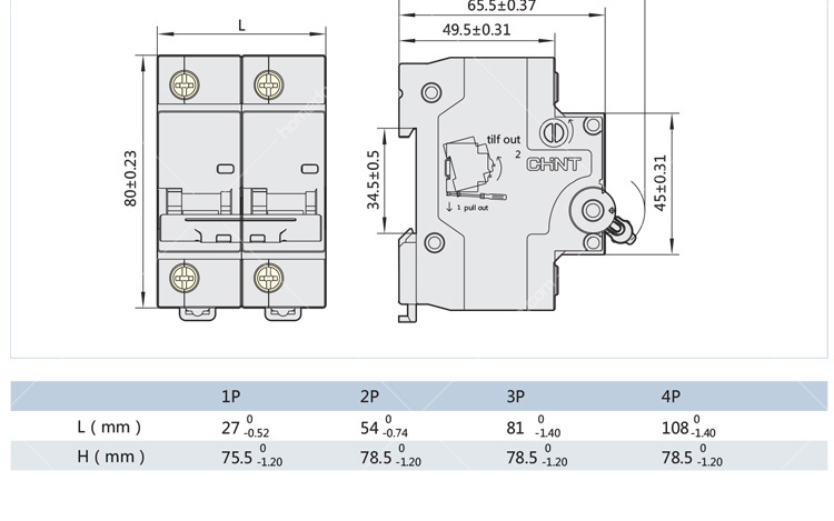 正泰(CHNT)NXB-125系列D型空气开关 3P125A_报价_价格_正泰电工空气开关批发采购_河姆渡B2B电子商务平台