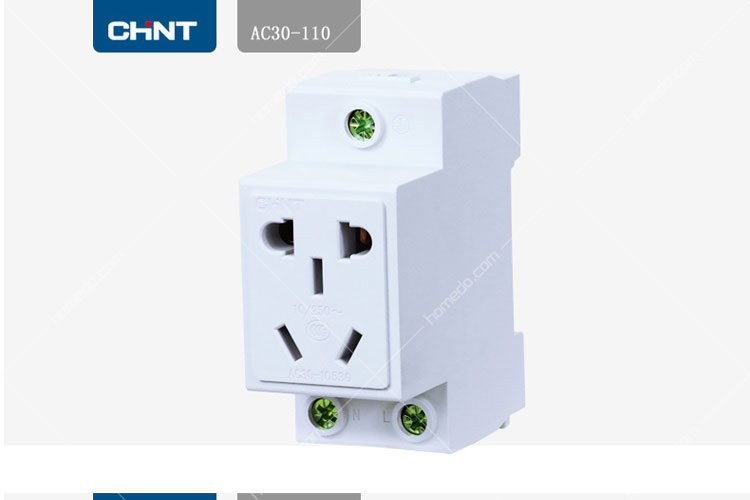 正泰（CHINT）模块插座五孔10A AC30-10530_报价_价格_正泰开关/插座/插头批发采购_河姆渡B2B电子商务平台