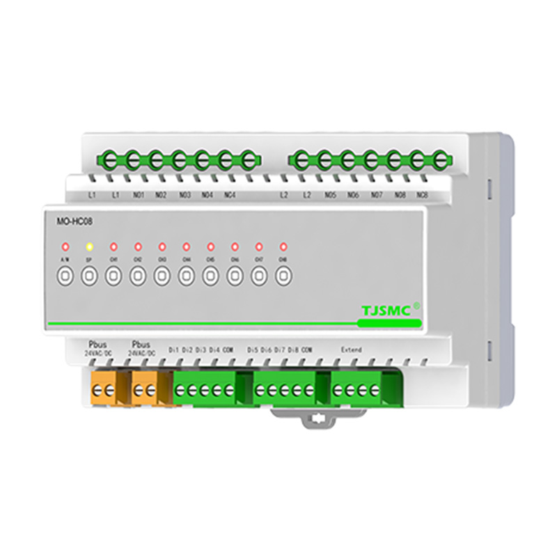 泰杰赛(TJSMC)智能照明控制系统 8路16A继电器模块 MO-HC08 _报价_价格_泰杰赛pyxos总线控制系统批发采购_河姆渡B2B ...