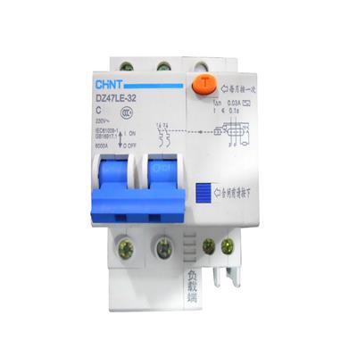 CHNT正泰DZ47LE-63系列小型漏电断路器C型漏电空气开关2P16A_报价_价格_正泰电工空气开关批发采购_河姆渡B2B电子商务平台