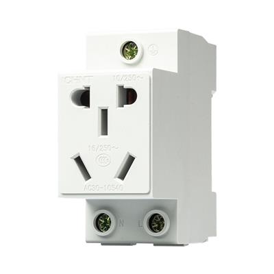 正泰(CHINT)五孔导轨插座 16A AC30-10540_报价_价格_正泰开关/插座/插头批发采购_河姆渡B2B电子商务平台