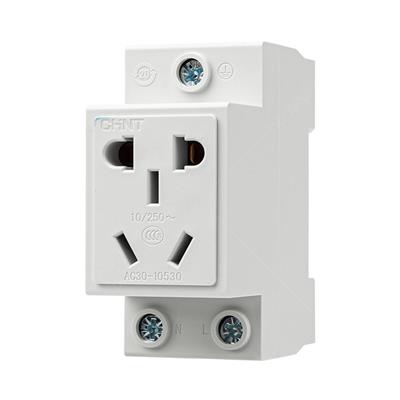 正泰(CHINT)五孔导轨插座 10A AC30-10530_报价_价格_正泰开关/插座/插头批发采购_河姆渡B2B电子商务平台